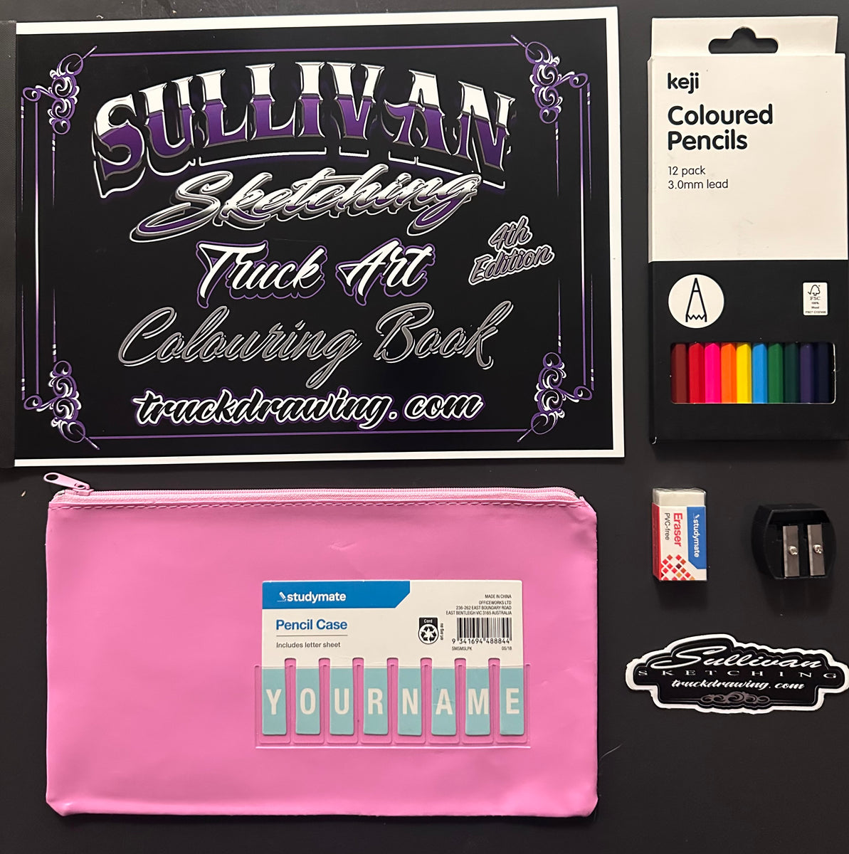 Colouring book pack - 4th EDITION – SullivanSketching