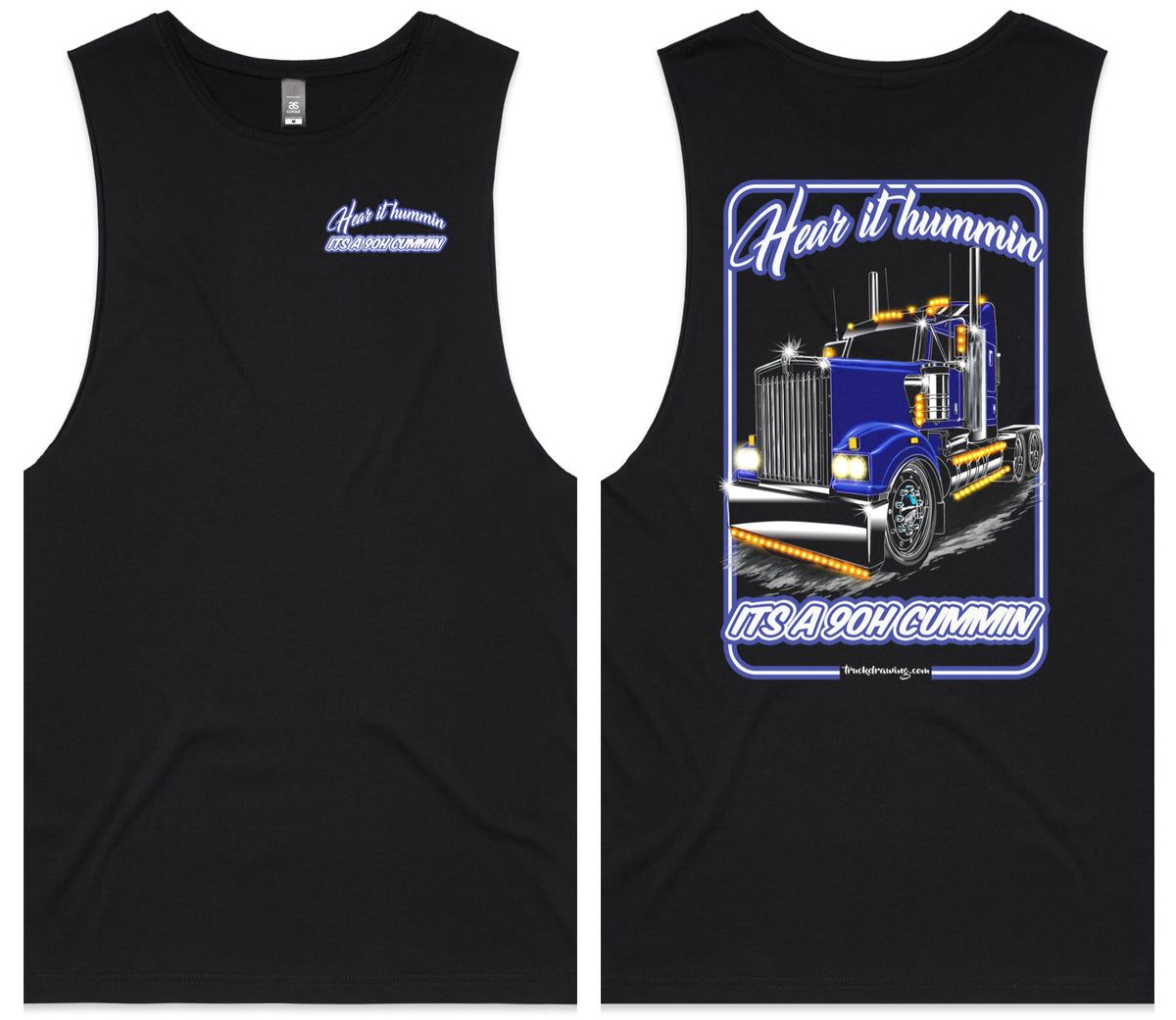 Blue 90h hummin Tank – SullivanSketching